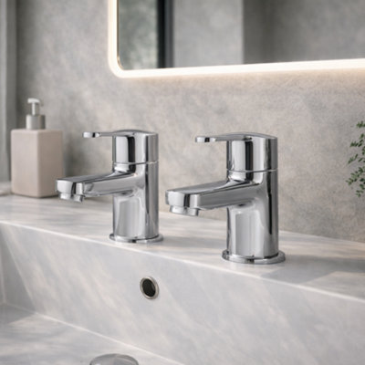 Urban Basin Tap Pair Chrome - Durable, Easy to Install, High-Quality ...
