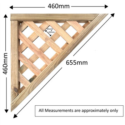 decorative corner trellis