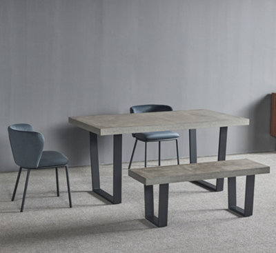 Concrete finish table store