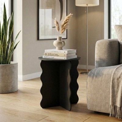 Urban Jet Wooden Wave Side Table
