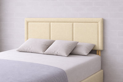 Urban Textures-Cairo Luxury 26" High Linen Fabric Upholstered Bed ...