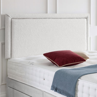 Urban Textures Luxury 51" High Porto Boucle Upholstered Bed Headboard ...