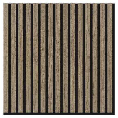 Urban Textures - Premium Walnut Square Acoustic Wall Panel Sound ...