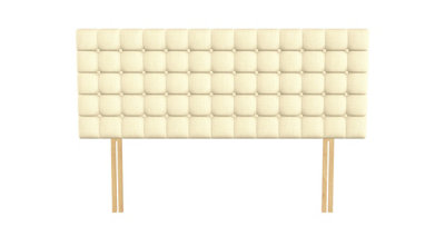 Urban Textures - Small Cubic Luxury 26" High Linen Fabric Upholstered ...