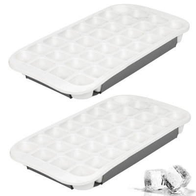 URBN-CHEF 33cm Width 32 Hole 2 Pcs Silicone Ice Cube Lollies Mould ...