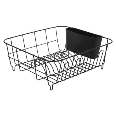 URBN-CHEF 36cm Width Large Metal Dish Plate Utensil Drainer Rack ...