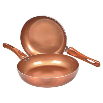 URBN-CHEF 6 PCS Ceramic Copper Induction Cooking Pots Lid Saucepans Cookware Set