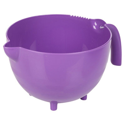 URBN-CHEF Height 30cm 2.5L Large Purple Plastic Mixing Measuring ...