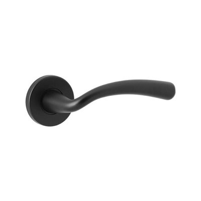 URBNLIVING 110mm Length 2 Pcs Winchester Metal & Black Rose Lever Latch ...