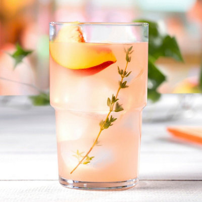 URBNLIVING 13cm Height Set of 12 Long Drink Glass 440ml