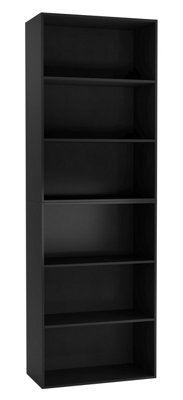 URBNLIVING 180cm Height 6 Tier Book Shelf Deep Bookcase Storage Cabinet ...
