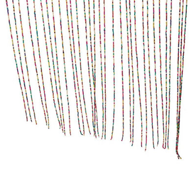URBNLIVING 180cm Long Door Hanging Wooden Bead Curtain Colourful String ...