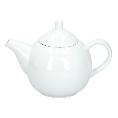 URBNLIVING 1L Ceramic Teapot Mini White Retro Country Cottage Vintage ...