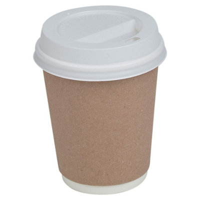 URBNLIVING 237ml 100Pcs Double Wall Disposable Takeaway Hot Coffee ...