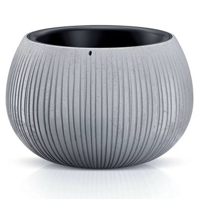 URBNLIVING 240mm Large Bowl Plastic Flower Plant Garden Indoor Outdoor ...