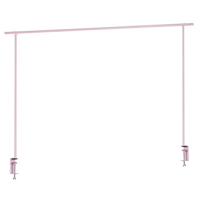 URBNLIVING 250cm Metal Over Table Hanging Decoration Pink Display Rod ...