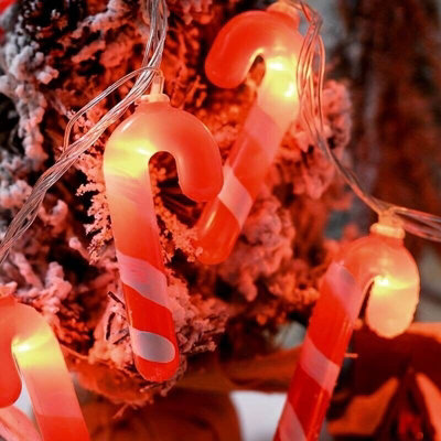 URBNLIVING 285cm Hanging 20 LED Chain Christmas Decoration Candy Cane ...