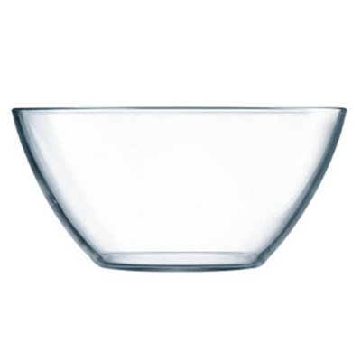 URBNLIVING 28cm Depth Tempered Glass Mixing Bowls