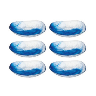 URBNLIVING 2cm Height Batik Deep Dinner Plate Set of 12 | DIY at B&Q