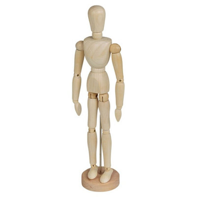 URBNLIVING 33cm Height Wooden Manikin Mannequin Adjustable Flexible ...