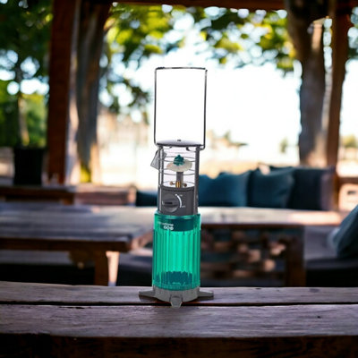 URBNLIVING 35cm Height Yellowstone Portable Gas Lamp Camping Lantern ...