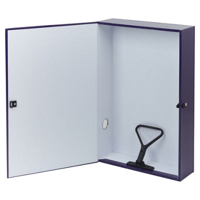 URBNLIVING 37cm Length 10 x A4 Foolscap Box Files Coloured Secure ...