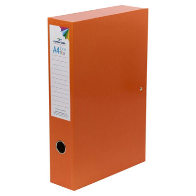 URBNLIVING 37cm Length 10 x A4 Foolscap Box Files Coloured Secure ...