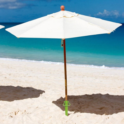 URBNLIVING 41cm Height Screw In Spike Parasol Umbrella Holder Anchor ...