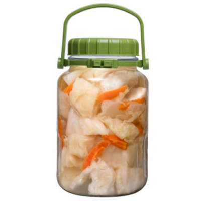 URBNLIVING 5L Food Storage Glass Jar With Plastic Lid Set of 2
