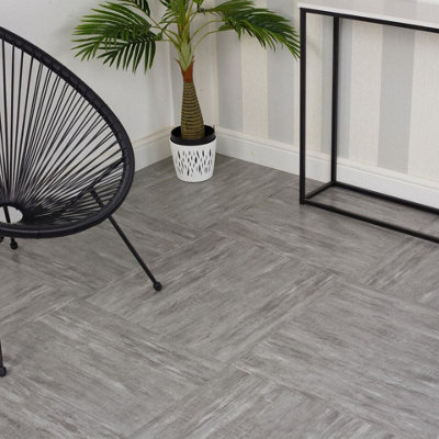 URBNLIVING 60cm Square Marble Effect Vinyl Floor Tiles Self Adhesive ...
