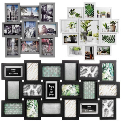 URBNLIVING 62cm Height Large Multi Aperture Collage Picture Frame Holds ...