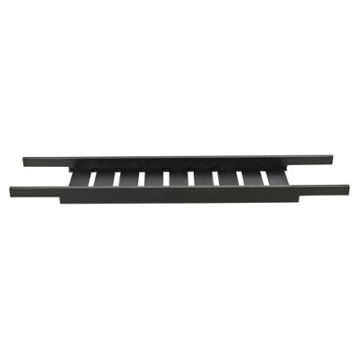 URBNLIVING 68cm Length Black Wooden Bath Rack Bathroom Caddy Soap Shelf ...