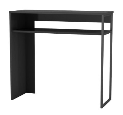 URBNLIVING 75cm Height Wooden & Steel Console Display Table Living Room ...