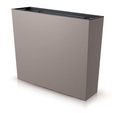 URBNLIVING 77cm Width Mocca Colour Tall Raised Rectangular Plastic ...