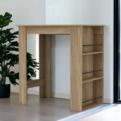Coffee bar table with storage store