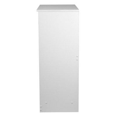 URBNLIVING Height 108.5Cm 5 Drawer Skagen Wooden Bedroom Chest Cabinet ...
