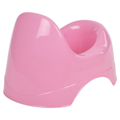 URBNLIVING Height 24cm Pink Plastic Baby Toddler Infants Potty Bathroom ...