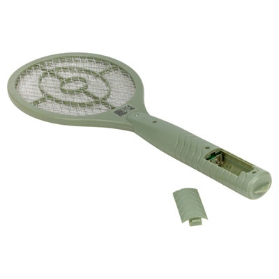 URBNLIVING Height 45cm Electric Fly Zapper Racquet Insect Wasp Mosquitoes Pest Squatter Killer Catcher