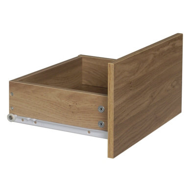 URBNLIVING HEIGHT 49CM 2 DRAWER WOODEN BEDROOM BEDSIDE CABINET COLOUR ...