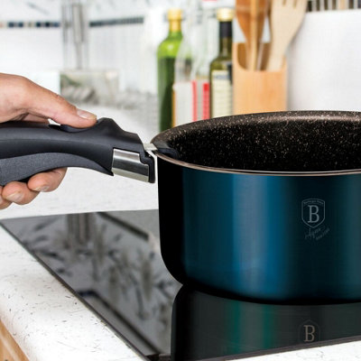 URBNLIVING Height 8.4cm Berlinger Haus 12Pc Aquamarine Space Saving ...