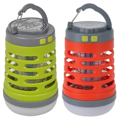 URBNLIVING USB Rechargeable Insect Repeller Lamp Mosquito Fly Killer ...