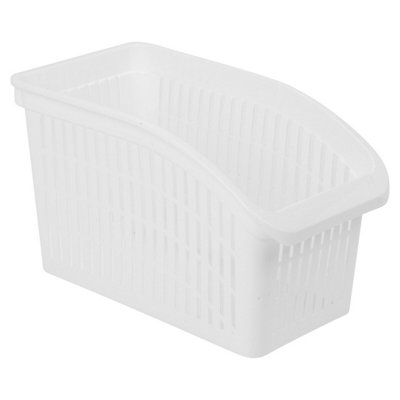 URBNLIVING White Fridge Storage Box Plastic Container Holder Tray ...