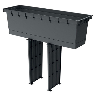 URBNLIVING Width 77cm Anthracite Colour Elegance Rectangular Medium ...