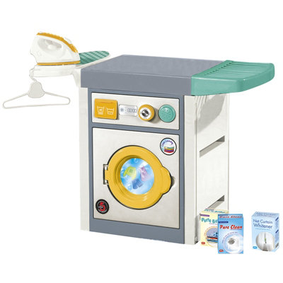URBNTOYS 70cm Width Dolu Washing Machine & Iron Role Play Set Sound ...