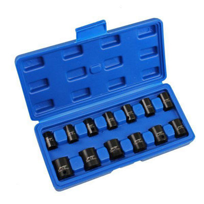 US PRO 13PC 3/8" DR Shallow Impact Sockets Metric 1365