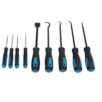 US PRO 9pc Heavy Duty Pick & Hook Set - Scraper & Hook Set 5035