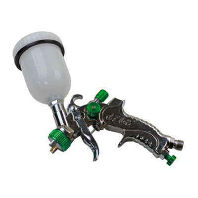 US PRO Mini HVLP Spray Gun 120ML Cup 1.0mm Nozzle 8771 | DIY at B&Q