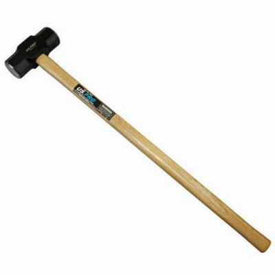 US PRO SLEDGE HAMMER 4.5KG 10LB 36" FIBREGLASS LONG HANDLE CLUB LUMP 4510
