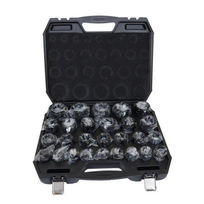 US PRO Tools 3/4" DR 17mm - 60mm Impact Socket Set HGV Long Reach ...