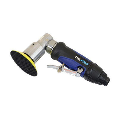 US PRO Tools 3" Air 90 Deg angle head Variable speed sander with hook ...